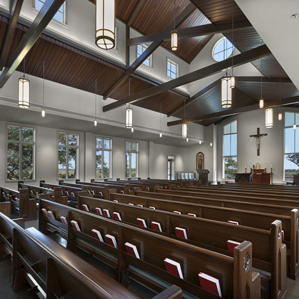 Chapel of the Holy Family - Project Gallery - Manning Lighting